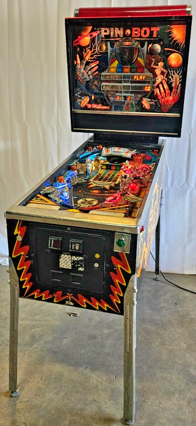 PIN*BOT Pinball Machine - Williams 1986 | eBay