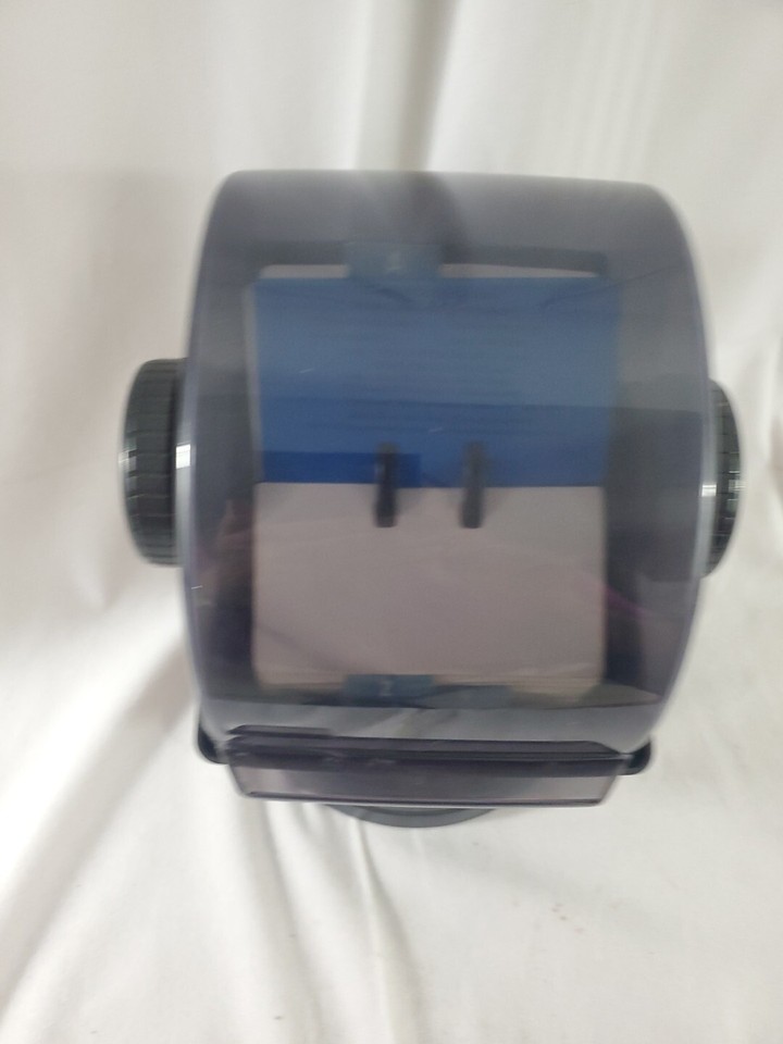 VINTAGE ROLODEX NSW-24C SWIVEL BASE ROTARY ADDRESS PHONE NUMBERS CARD ...