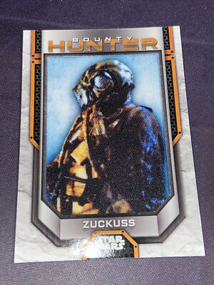 2021 Topps Star Wars Bounty Hunters ZUCKUSS COMMEMORATIVE PATCH Card # ...