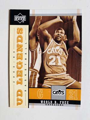 2004 UPPER DECK #18 WORLD B. FREE UD LEGENDS NM-MT NBA BASKETBALL CARD ...