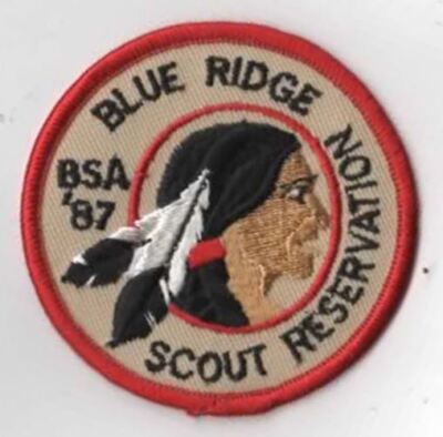 1987 BSA Blue Ridge Scout Reservation RED Bdr. [VA553] | eBay