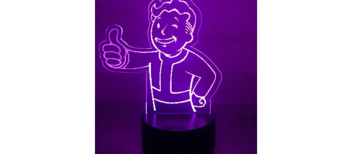 Fallout Vault Boy LED Light Lamp Collectible Gift Kids Toys Home Decor ...