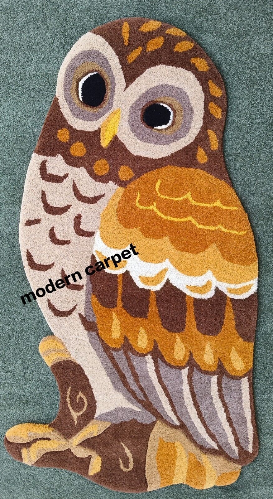 Bird Owl Rugs 2x3 Feet Handmade 100% Woolen Hand Tufted For Home ...