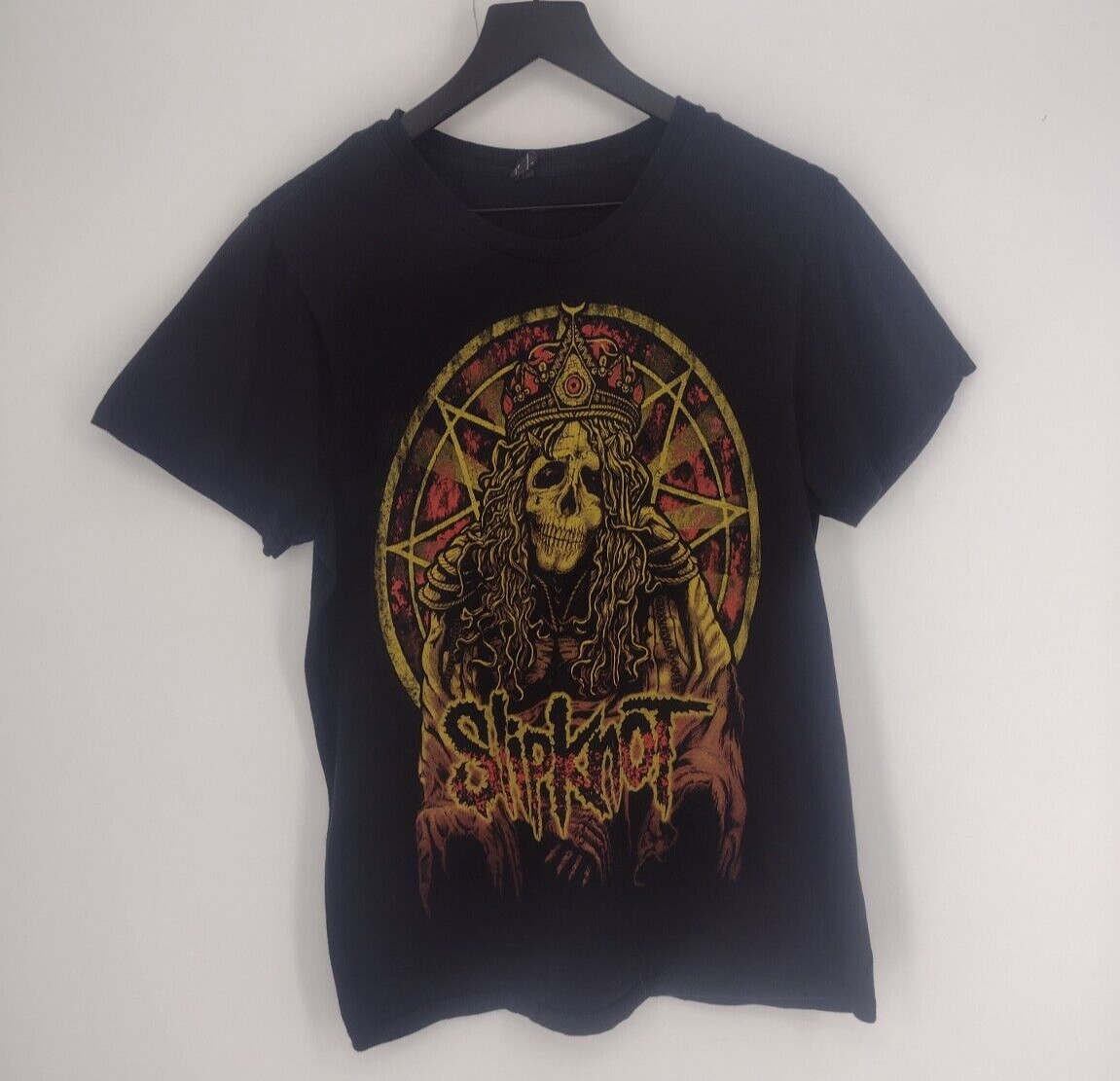 Slipknot Skeleton Skull Crown Pentagram Metal Rock Ba… - Gem