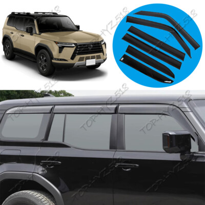 For Lexus GX550 2024-2025 Smoked Black Window Visor Vent Shades Sun ...