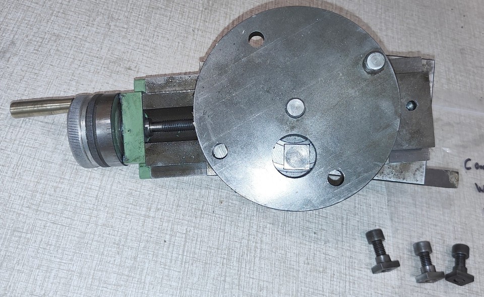 Emco Maximat Super 11 Lathe Compound Slide & Enco US Four Way Tool Post ...