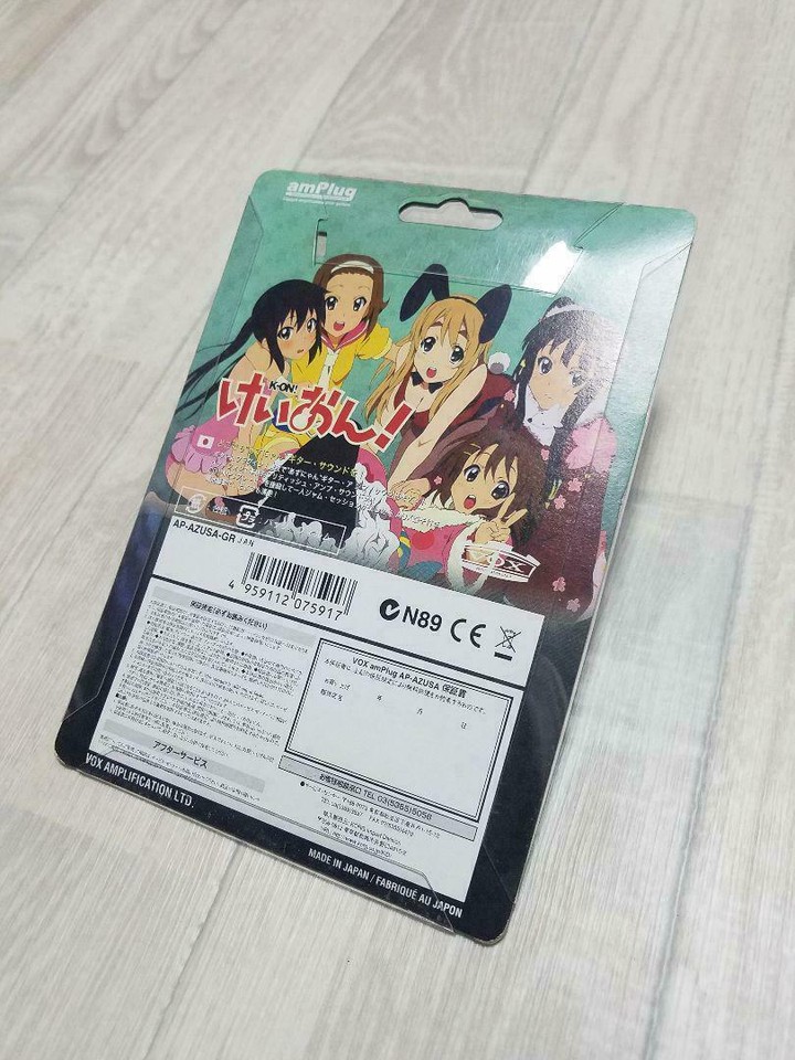 VOX headphone amplifier amPlug unplug K-ON! Azusa Nakano model AP-AZUSA ...