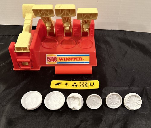 Vintage Kenner Playdoh Burger King Whopper Maker Playset Burger Molds ...