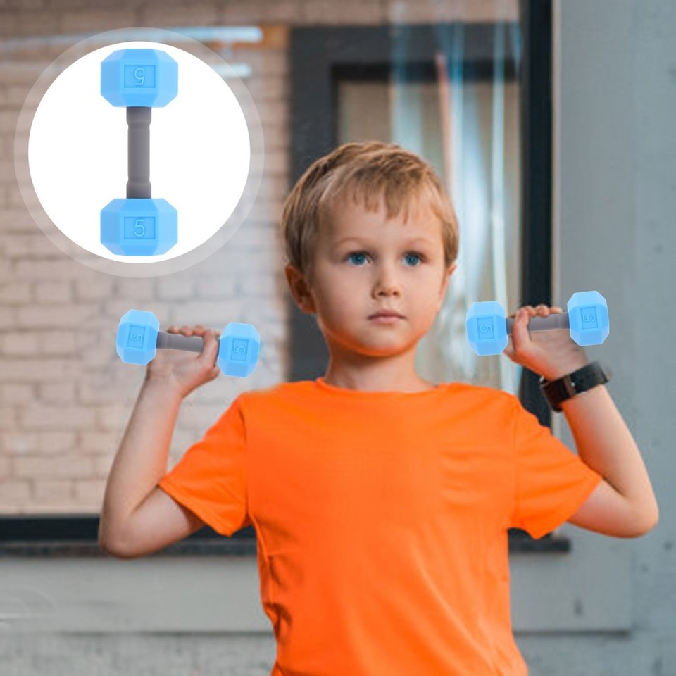 Children's Dumbbell Toys Baby Fitness Kid Weightlifting Dumbbells | eBay UK