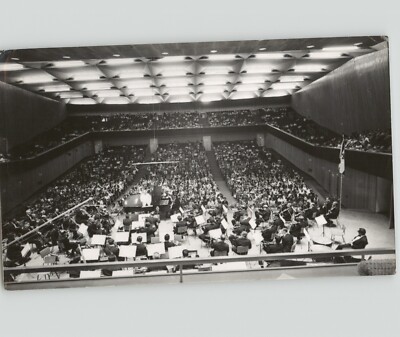 Orchestra @ JERUSALEM CONCERT HALL Israel 1963 Vintage Music Press ...