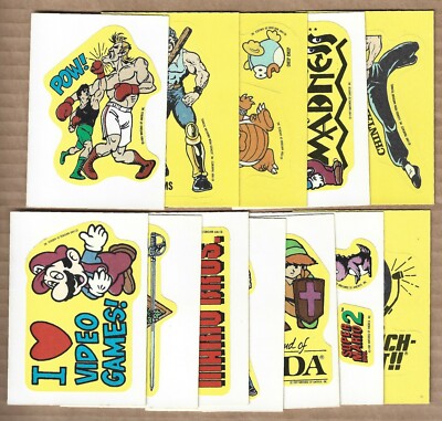 Nintendo Stickers Singles (1989 Topps) | eBay