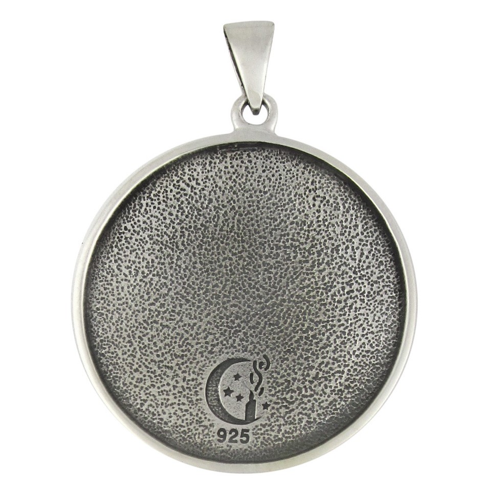 7th Pentacle of Mars Talisman Pendant Sterling Silver Key of Solomon ...