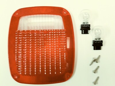 Grote 9130 Lens Cover Trailer Taillight, 2 Bulbs-Sylvania 12V 3157K ...