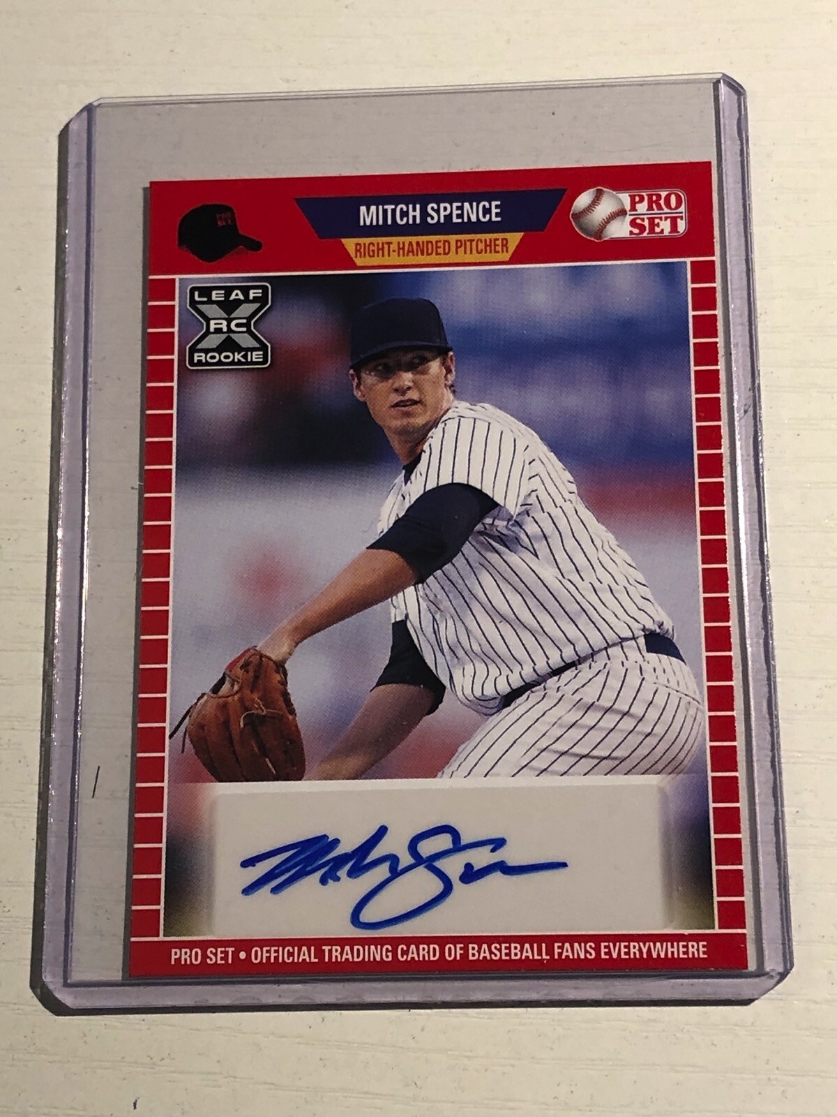 2021 Pro Set Baseball Red Auto Parallel XRC Mitch Spence MS1 | eBay