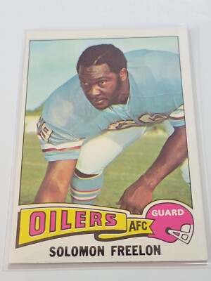 SOLOMON FREELON 1975 Topps #437. OILERS - Nice Shape | eBay