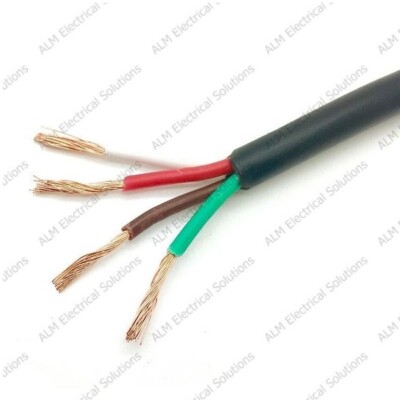 4 Core Cable - 4 x 0.75mm² Round Thinwall Auto & Marine Cable 12v 24v ...