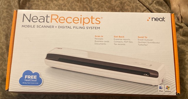 NeatReceipts Neat Mobile Scanner Digital Receipts Filing System for ...