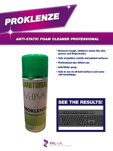400ml Computer Care Anti-Static Foam Spray PC Surface Keyboard Cleaner ...