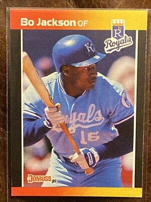 Bo Jackson Donruss 1989 #208 Double Error Card Very RARE! Mint | eBay