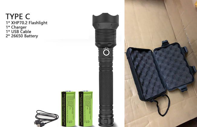 XHP70.2 Powerful Usb Led Flashlight | eBay