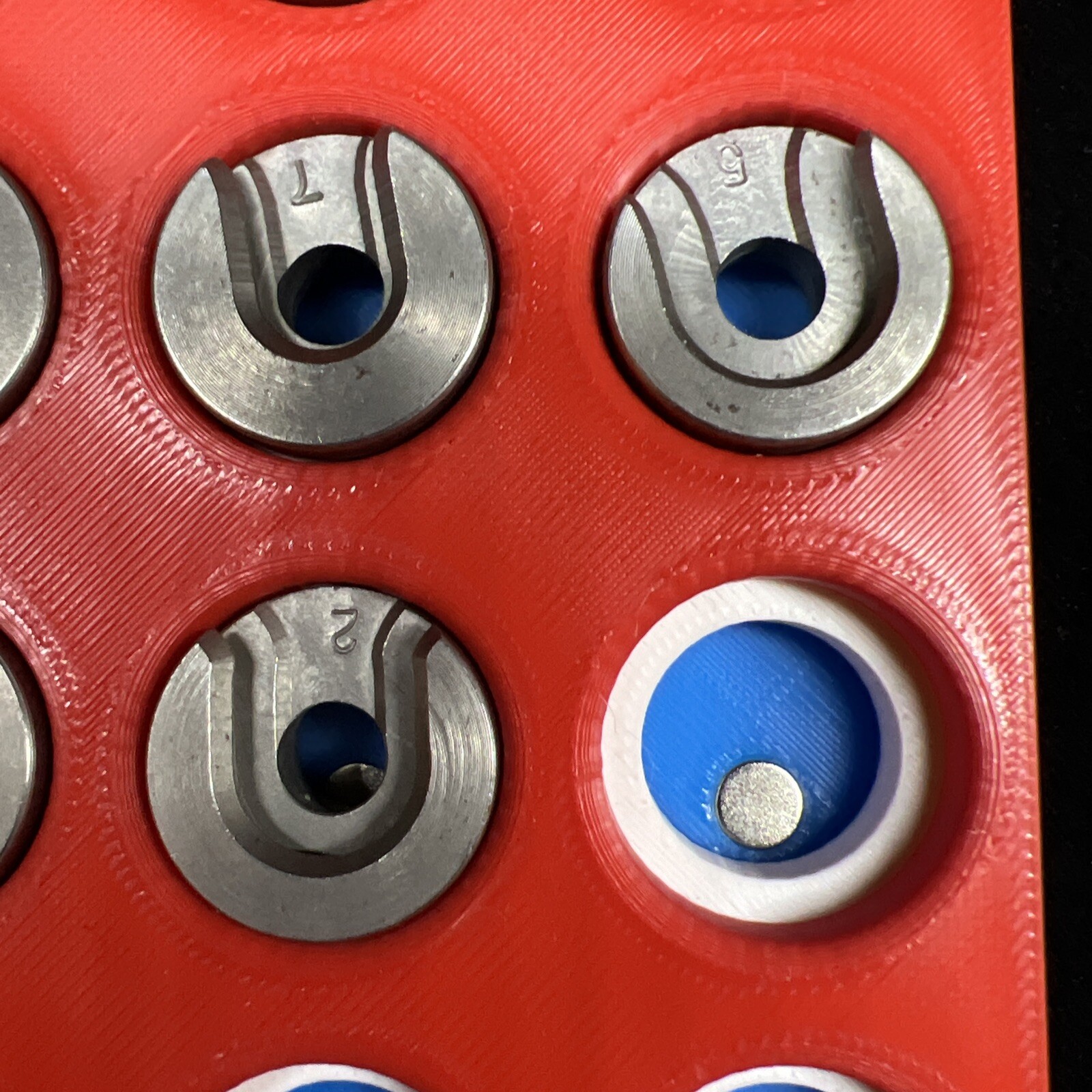 Reloading Shell Holder Wall Mount Storage Organizer Fits RCBS Hornady ...