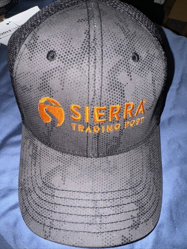 Sierra Trading Post Trucker Cap Hat Adjustable Snapback Mesh charcoal ...