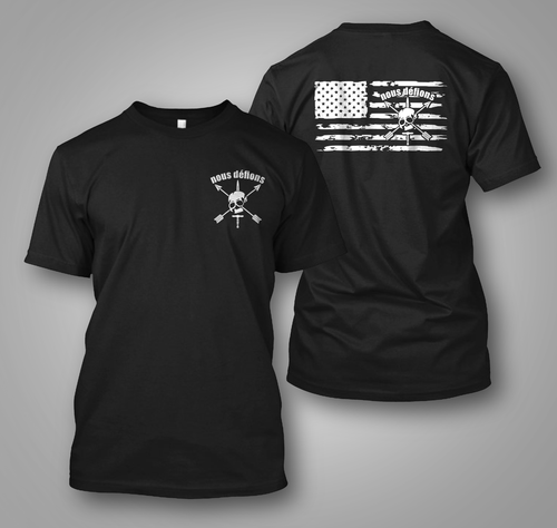 Nous Defions We Defy Special Forces U.S. Army Elite Troops - custom t ...