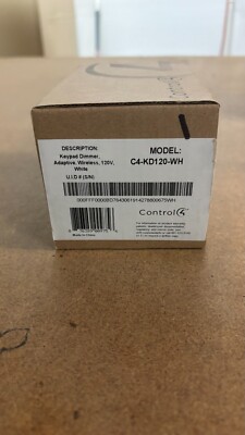 Control4 Keypad Dimmer 120V White C4-KD120-WH New | eBay
