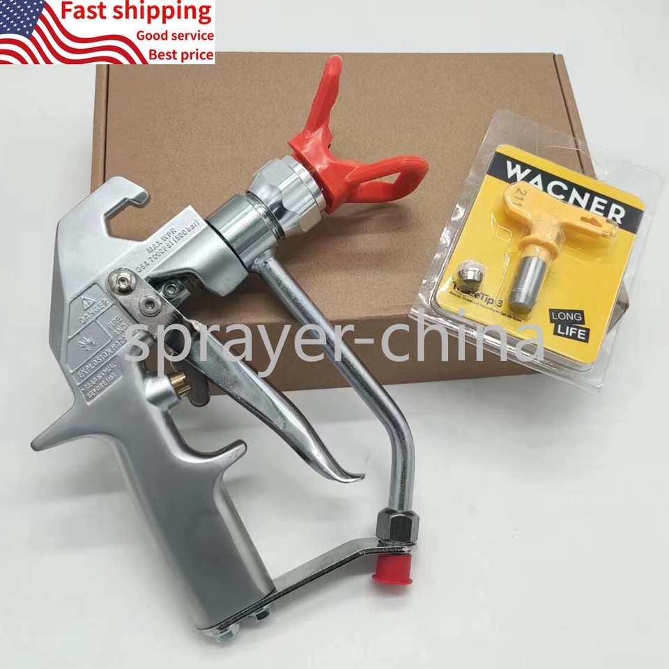 241705 4-Finger HD Texture Airless Spray Gun 241-705 with Guard 5000PSI ...