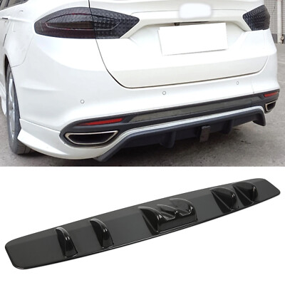 Rear Bumper Diffuser 33" 7 Fins Spoiler Lip Splitter Body For Ford ...