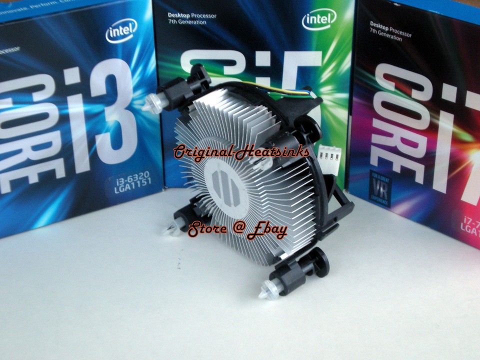 8th Gen Intel Core i7-8700 Cooling Fan Heatsink for Desktop PC Socket ...