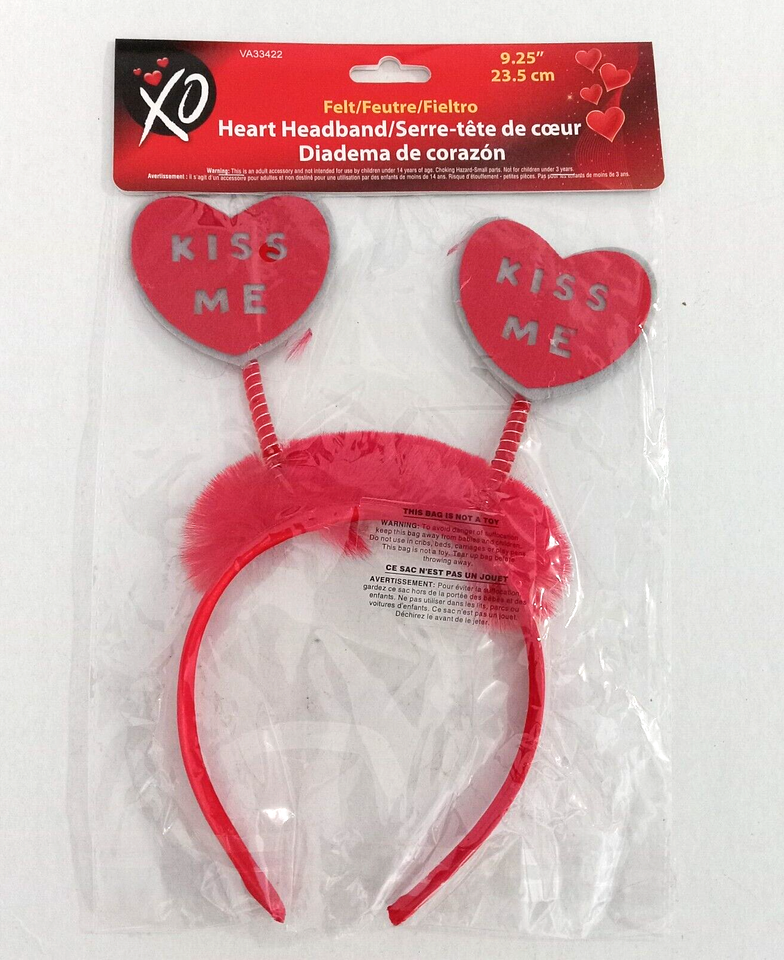 Lot of 5 Valentine's Day heart headband boppers NWT | eBay