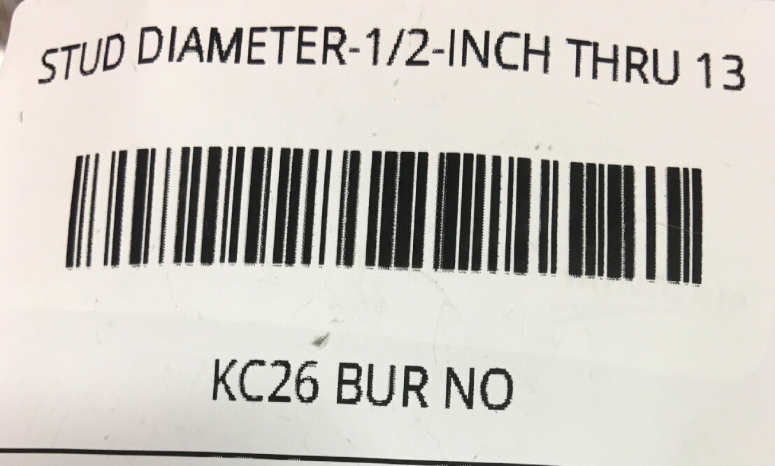 KC26 BURNDY NEW OTHER STUD DIAMETER-1/2-INCH THRU 13 SERVIT POST FOR ...