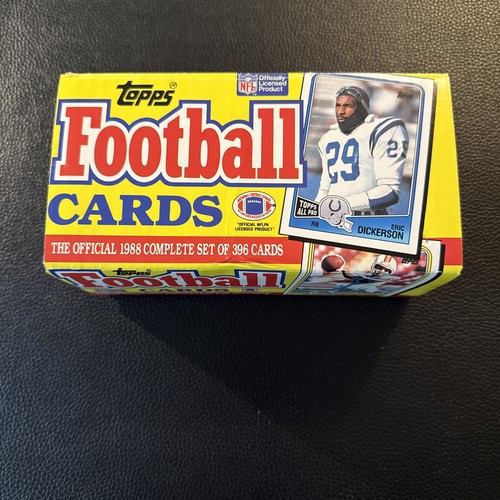 1988 TOPPS FOOTBALL COMPLETE 396 CARD FACTORY SET BO JACKSON ROOKIE RC ...