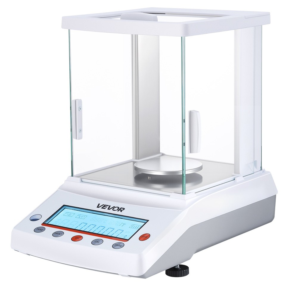 VEVOR Analytical Balance Lab Scale 120 g x 0.0001 g Accuracy g/oz/ct/mg ...