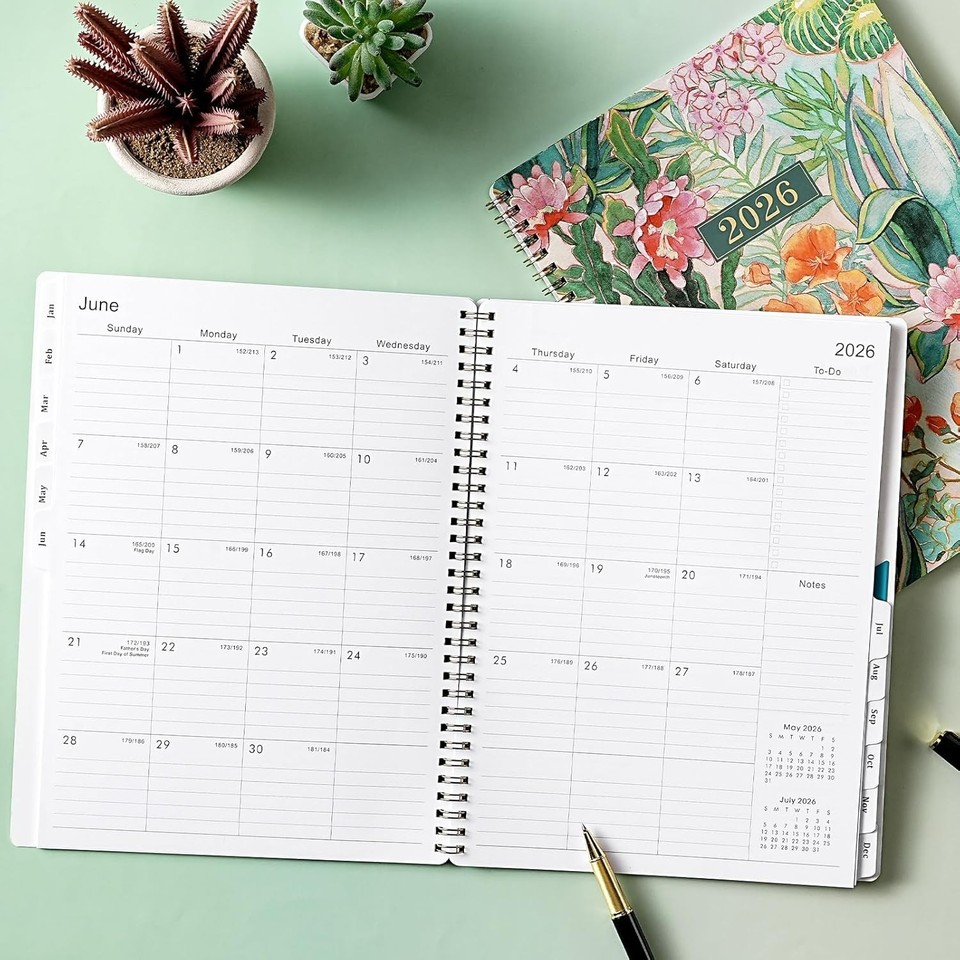 2026 Planner/Calendar - 2026 Planner Weekly and Monthly, 9” × 11”, Jan ...