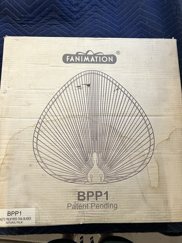 Fanimation BPP1 Islander DC 23" Oval Composite Wide Palm Blades | eBay