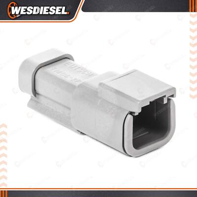 Deutsch DTM Series 2 Way Plug With 120 Ohm Resistor Gold Receptacle ...