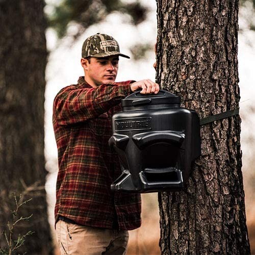 NEW Hunting Feed Station II Gravity Feeder 50 lb Capacity Dual Feed ...