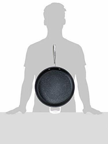 14" Extra Large Family Sized Frying Pan Skillet Triple Coated Non Stick ...