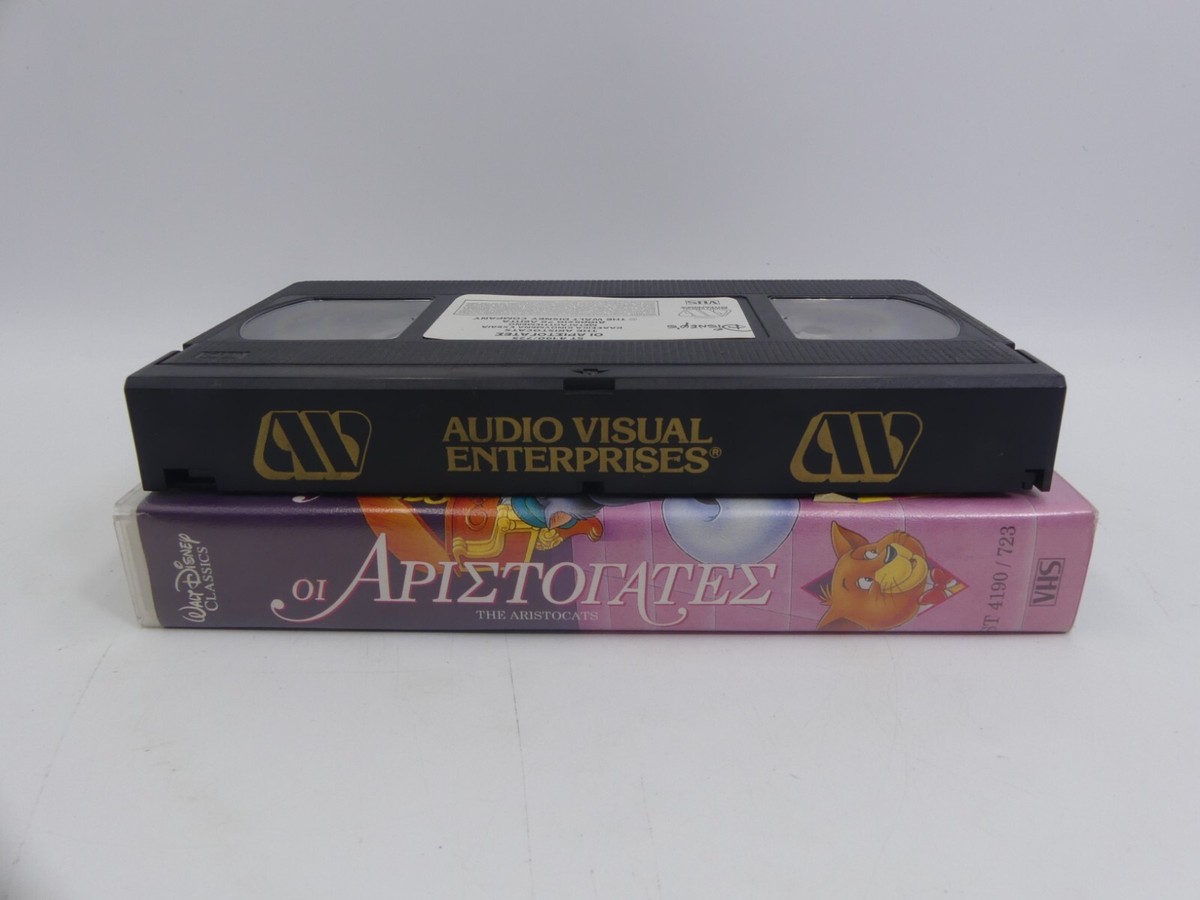 Os Aristogatos Vhs 1996 Selados THE ARISTOCATS VHS Tape Walt Disney