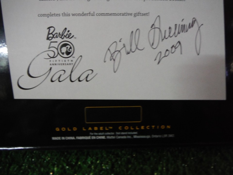 BARBIE RED WHITE & BEAUTIFUL GIFT SET *SIGNED* BY BILL GREENING (FREE ...