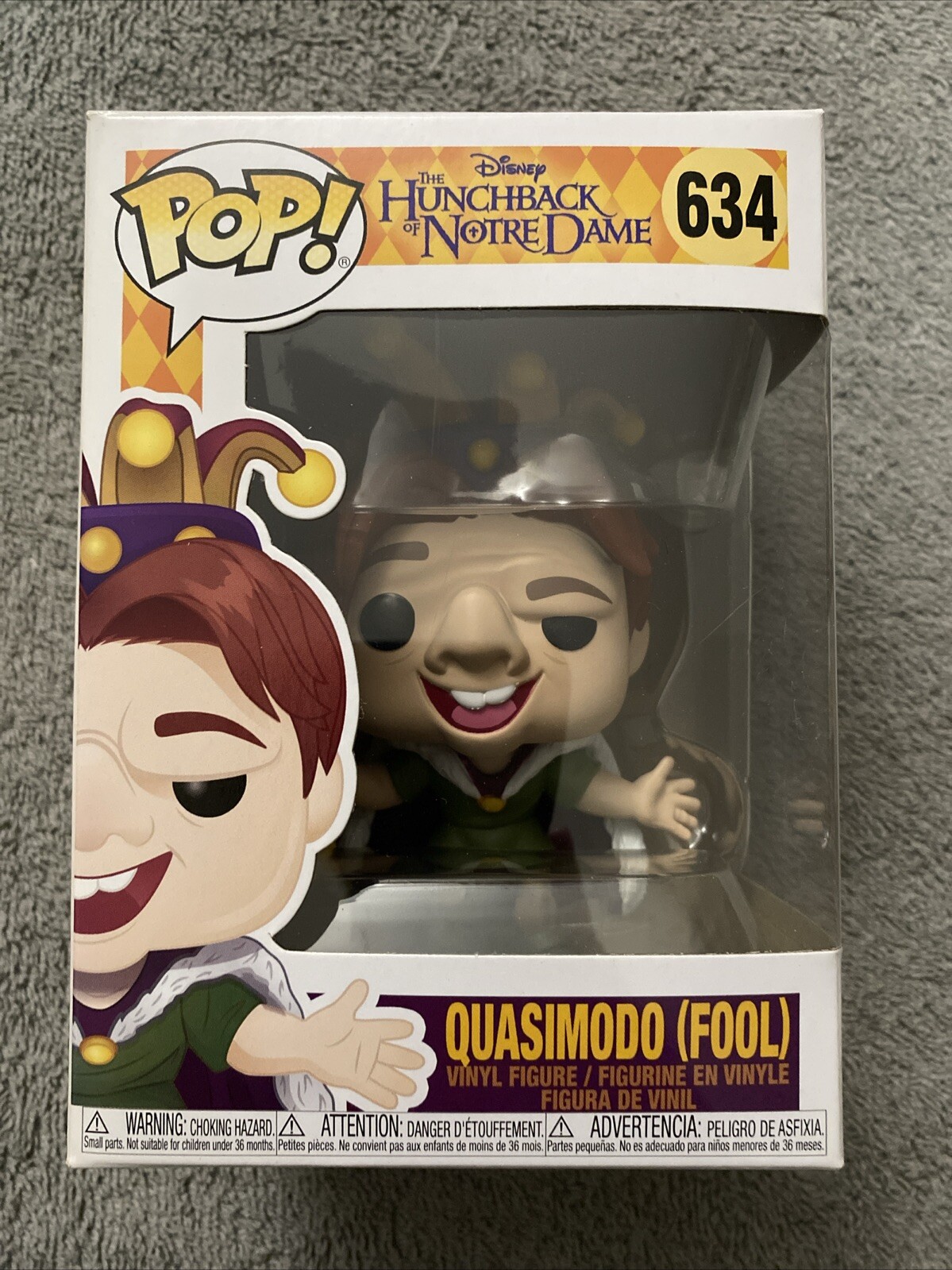 Funko Pop! Vinyl: Disney - Quasimodo (Fool) #634 889698411462 | eBay