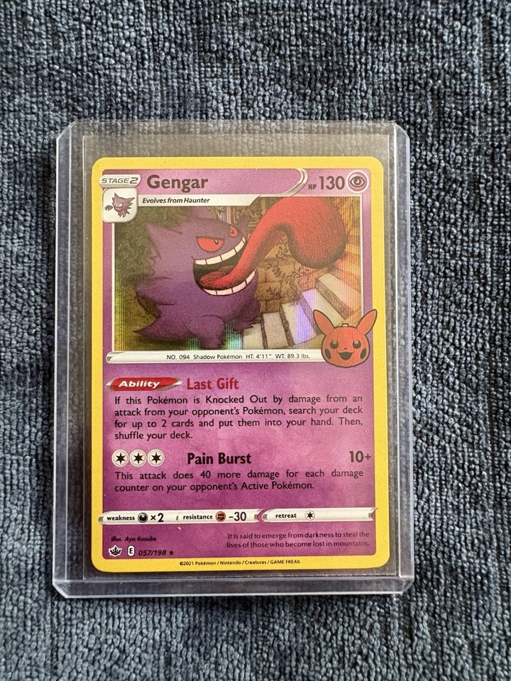 Gengar 057/198 - Pokemon TCG - Trick or Trade BOOster - NM Holo Rare | eBay