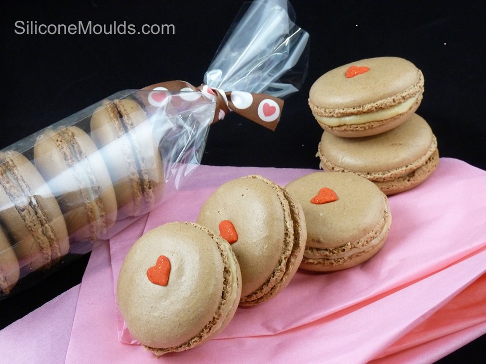 *RED* DOUBLE SIDED Silicone Macaron Mat Macaroon Cookie Macarons Mould ...