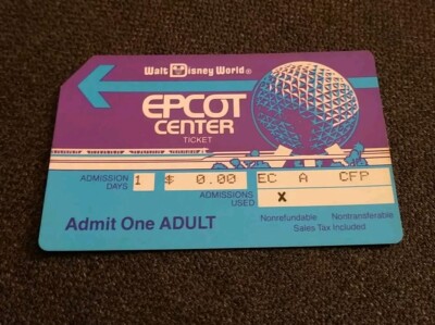 EPCOT 1982 Preopening Cast Member & Contractor Vintage Disney World ...