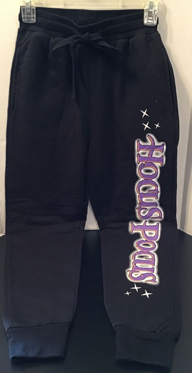 Juniors XS (1) Disney Hocus Pocus Black Jogger Sweatpants Pants ...