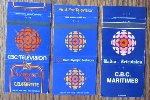 CBC TELEVISION STATIONS MATCHBOOK COVERS: EMPTY MATCHCOVERS -A14 | eBay