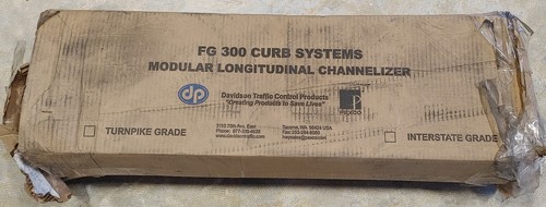 5 Pack Pexco FG 300 Curb Section White 80CURB10 Interstate Grade (Z3C ...