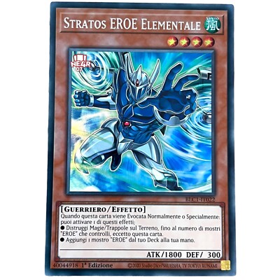 Yu-Gi-Oh Ultra Rare Ita 1Ed BLC1-IT022 Stratos EROE Elementale | eBay